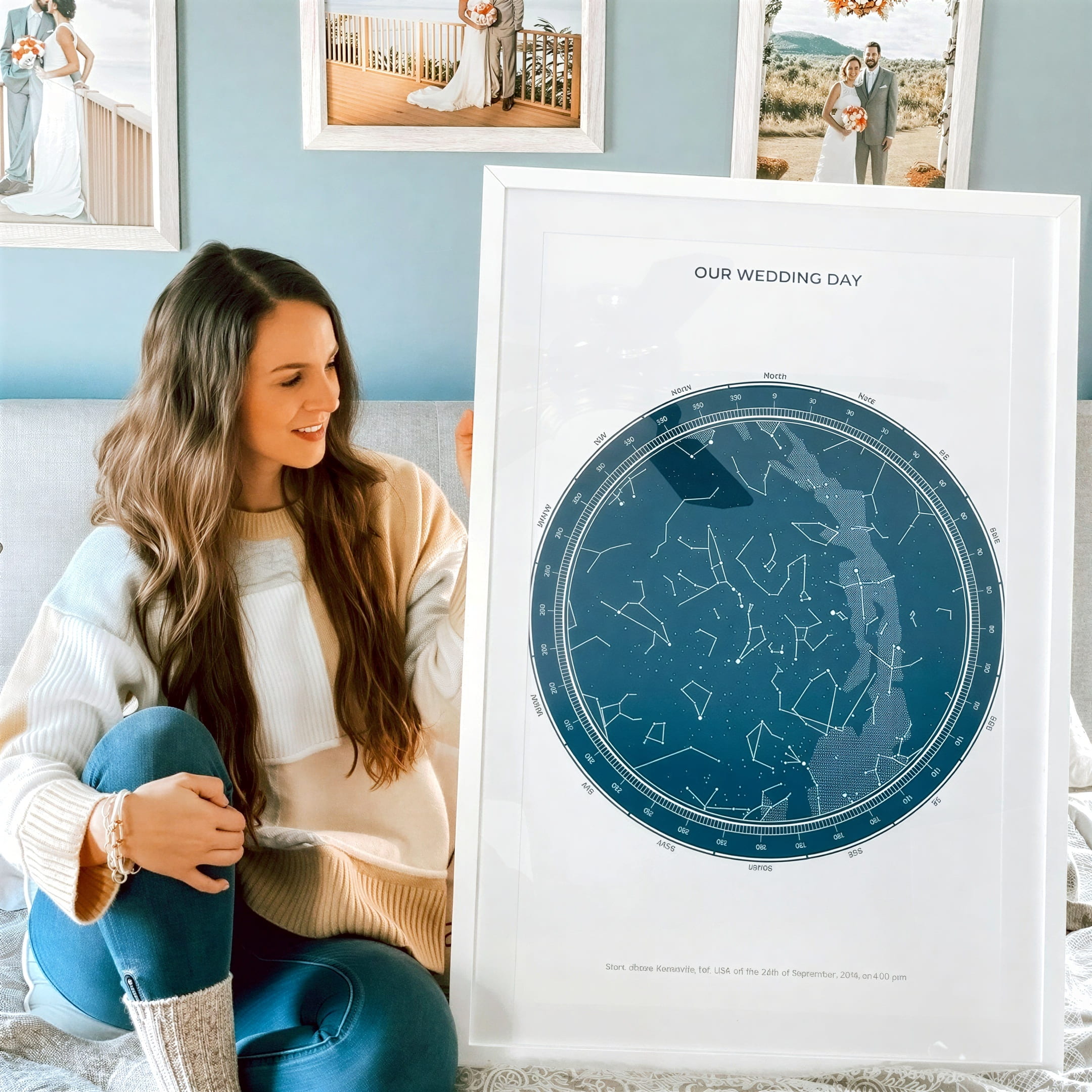 Personalized Star Maps - Under Lucky Stars™ - The Star Map Company